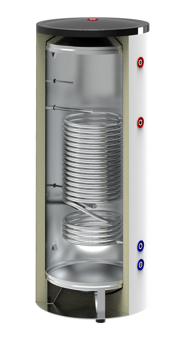 Zasobnik CWU z wężownicą CWU CMO200L - Bufory,Zasobniki C.W.U.,Zbiorniki kombinowane