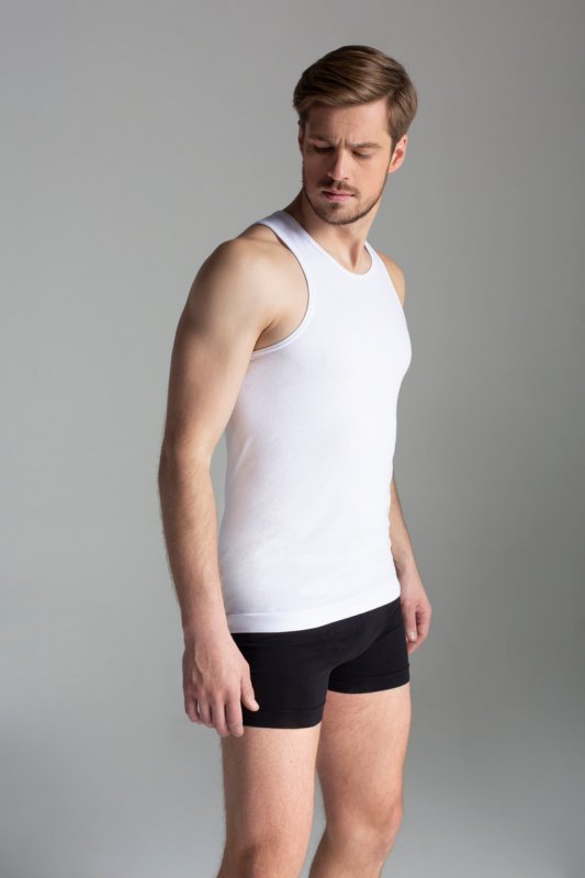 GATTA BODYWEAR Koszulka Męska - SEAMLESS COTTON TANK CLASSIC | nbielizna.pl