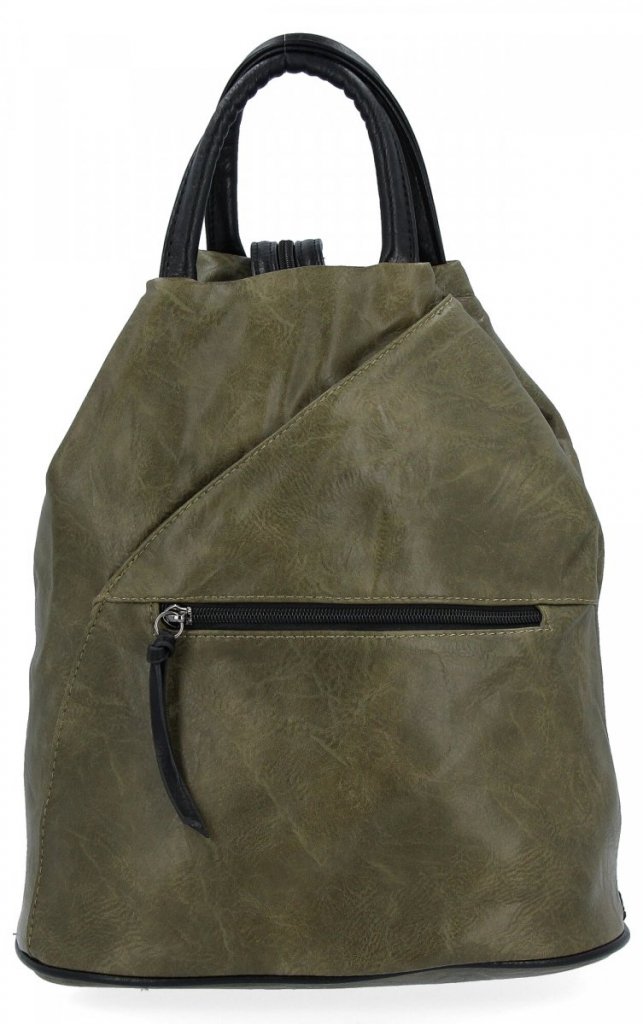 Dámská kabelka batůžek Hernan zelená HB0206 - zelené dámské kabelky ...