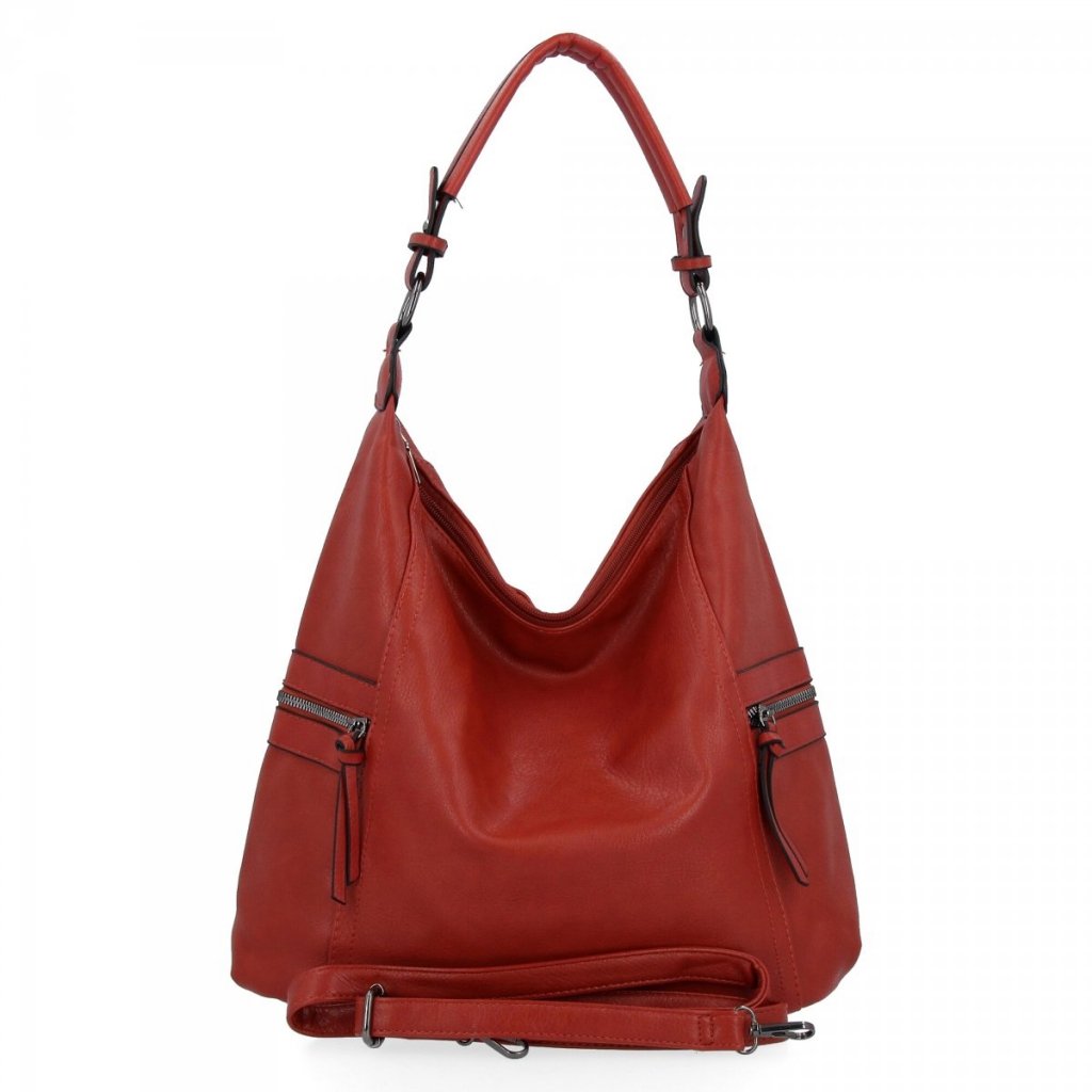 Uniwersalna Torebka Damska firmy Hernan HB0377 Ceglasta - Panitorbalska.pl