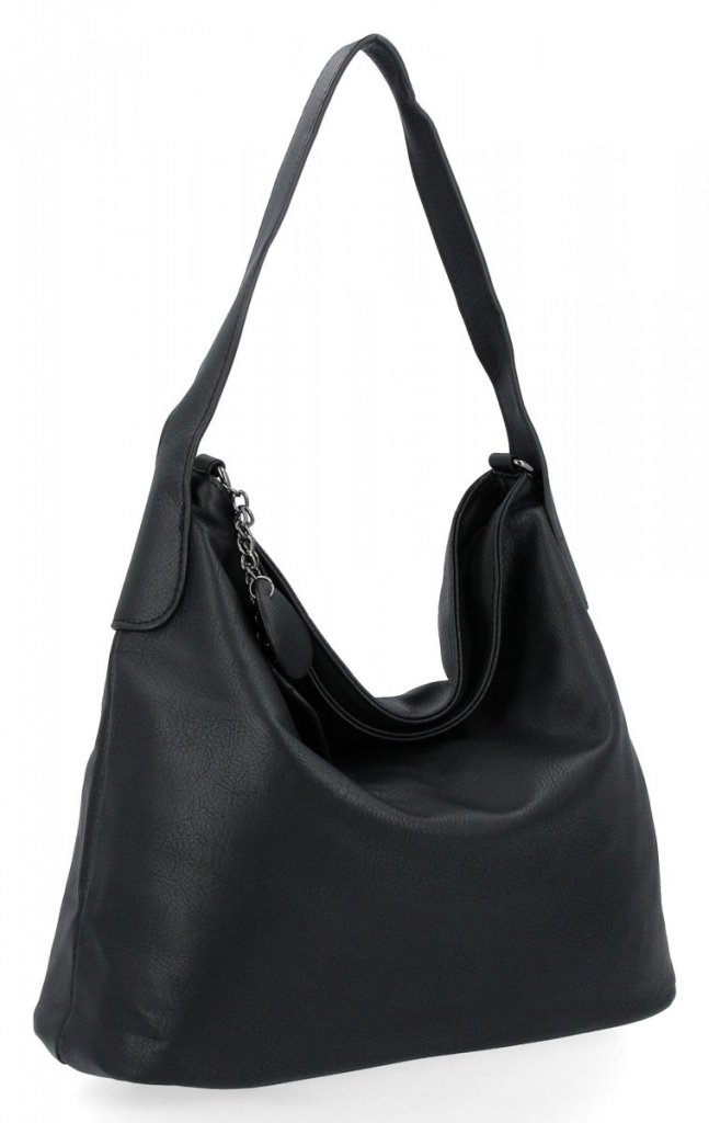 Uniwersalna Torebka Damska XL firmy Hernan HB0205 Czarna - Panitorbalska.pl