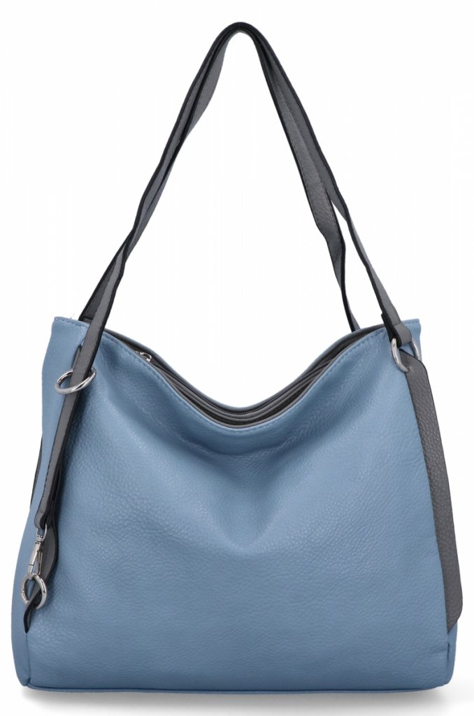 Uniwersalna Torebka Damska firmy Hernan HB0360 Błękitna - Panitorbalska.pl