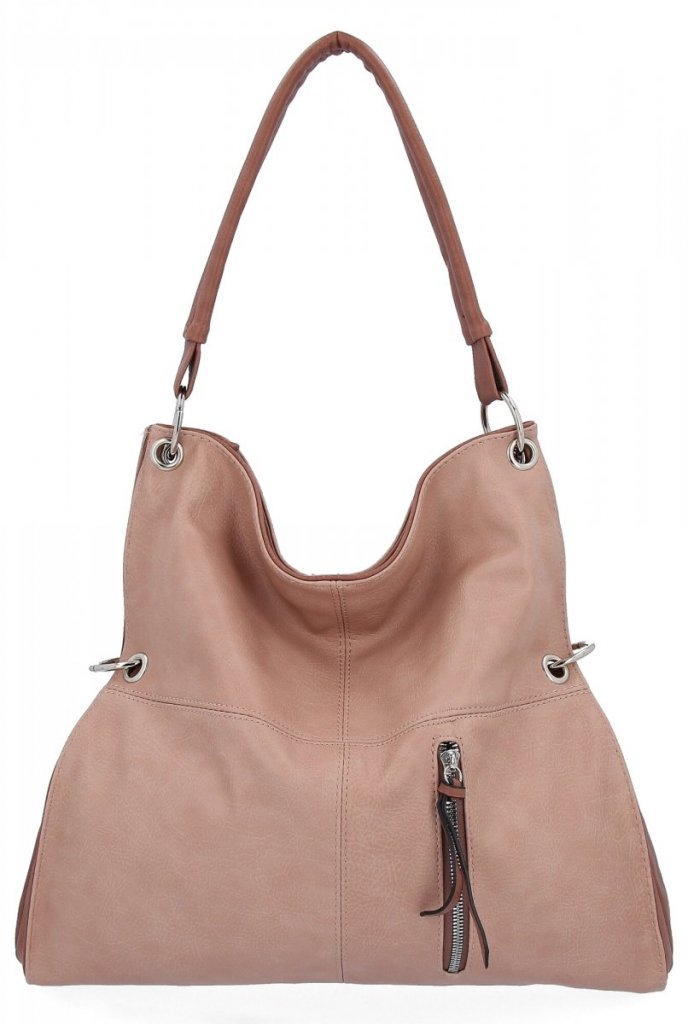 Uniwersalna Torebka damska Shopper Bag XL firmy Hernan HB0170 Brudny ...