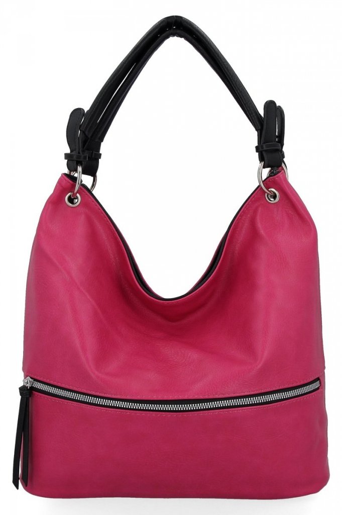 Uniwersalna Torebka Damska XL firmy Hernan HB0386 Fuksjowa ...