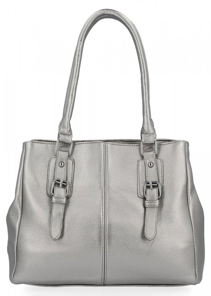 Klasyczna Torebka Damska 2 Komory firmy Herisson 1602L2106 Ciemno ...