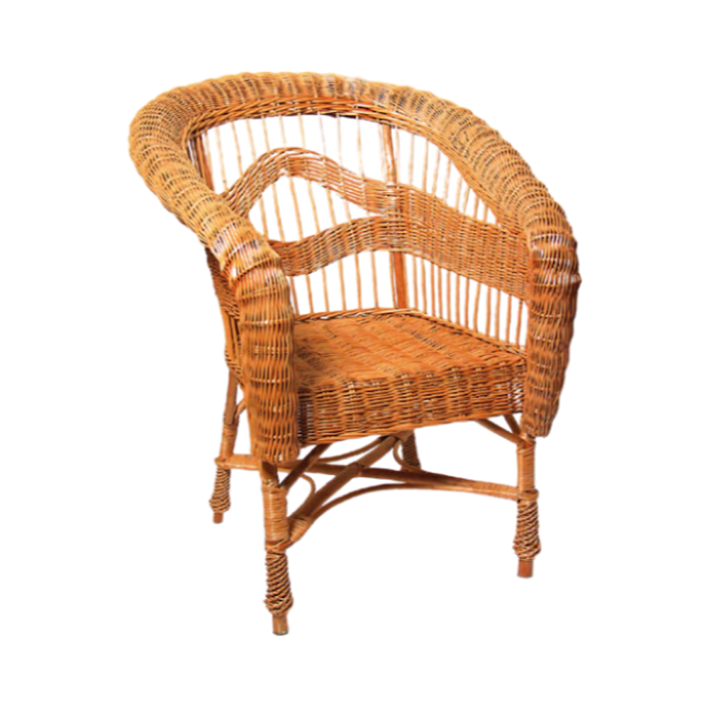 Fotel wiklinowy Królewski - Wiklina Wnuk