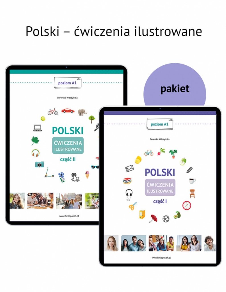 Polski – ćwiczenia ilustrowane (części 1 i 2) PAKIET [2 x E-BOOK PDF ...