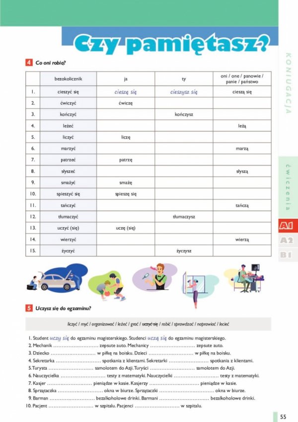 Gramatyka dla praktyka. Czasownik. Ćwiczenia gramatyczne z języka ...