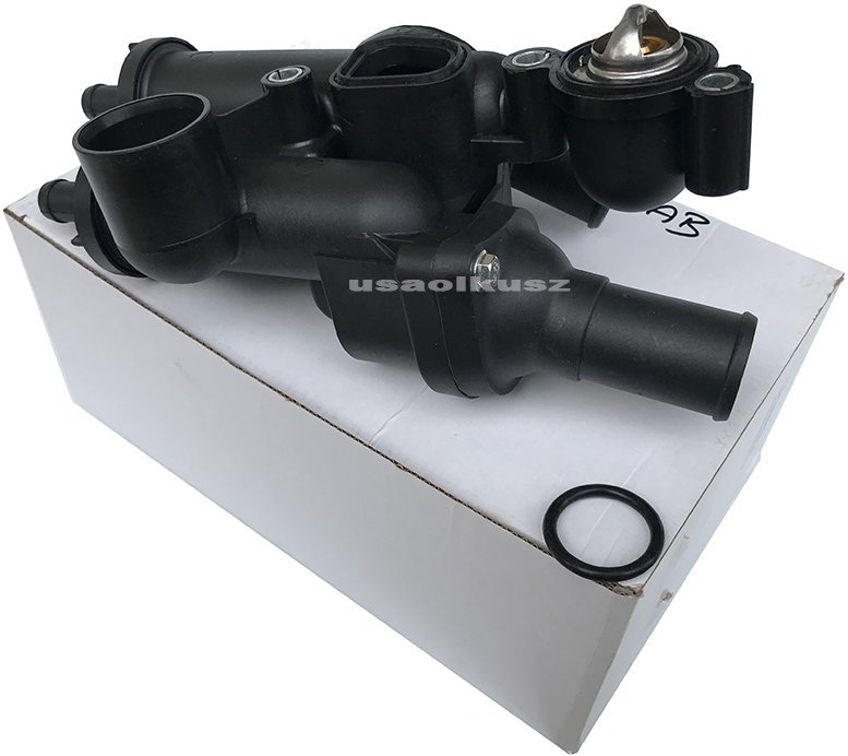 Obudowa termostatu z termostatami kolektor wodny Lancia Flavia 2,4 ...