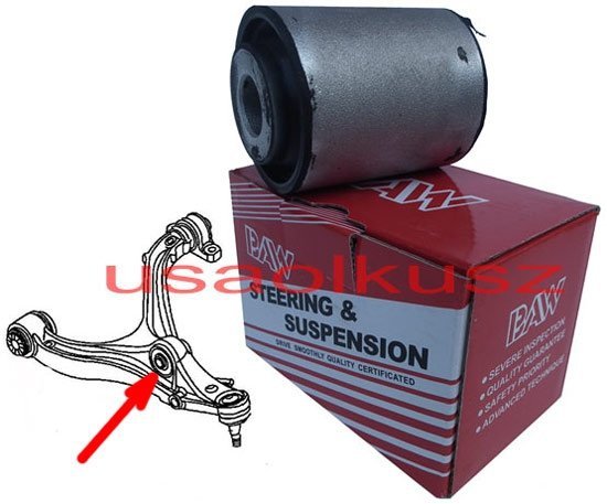 Tuleja przedniego dolnego wahacza - środkowa Dodge Durango 2011-2015 ...