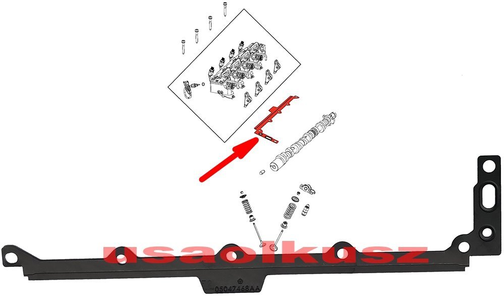 Uszczelka aparatu Multiair Jeep Renegade 2,4 - SILNIK 2.4 - Części ...