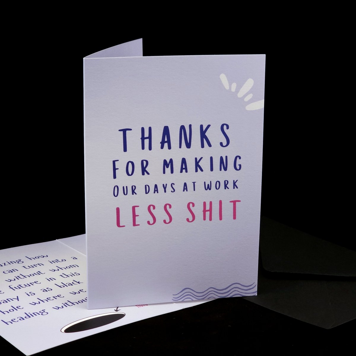 Thansk for less shit