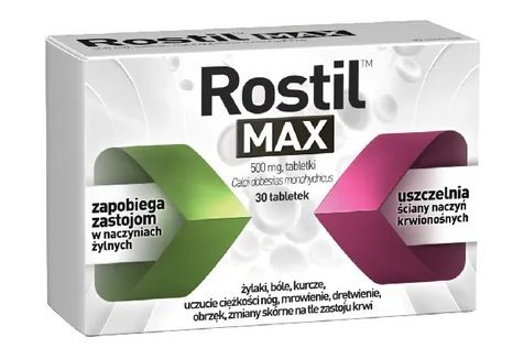 Rostil Max 500 mg 30 tabletek | Polskimarket.nl