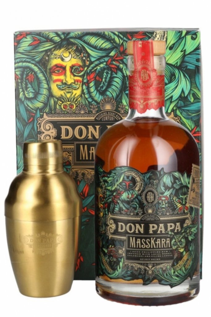 Don Papa Baroko w zestawie z piersiówką 40% 0,7l - sklep WMW