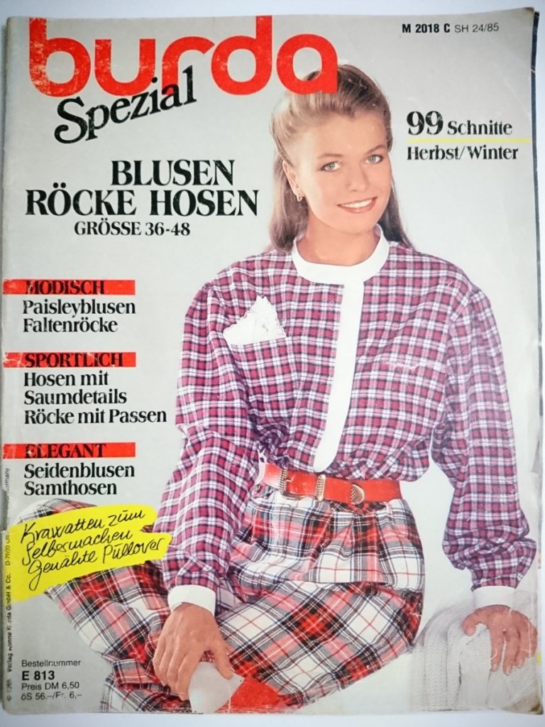 BURDA SPEZIAL 1985 - Plotki, moda i uroda - CZASOPISMA