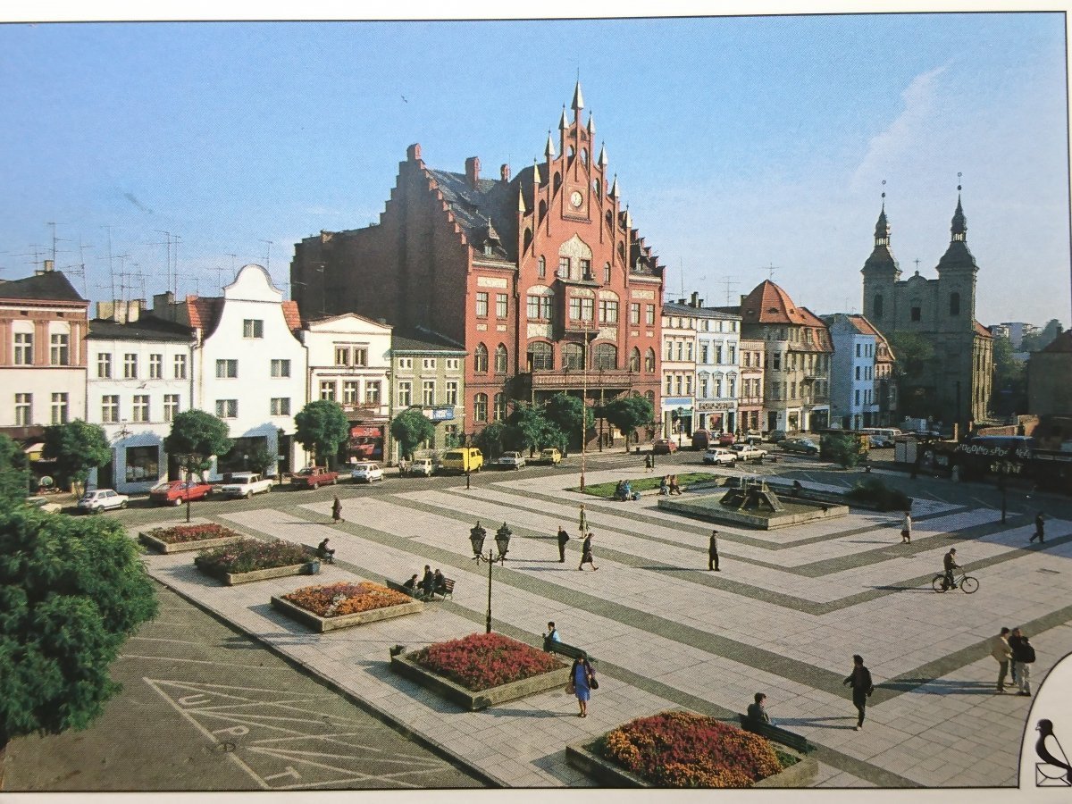 CHOJNICE. WIDOK NA ZABYTKOWY RYNEK FOT. CZASNOJĆ - Twierdze, zamki ...