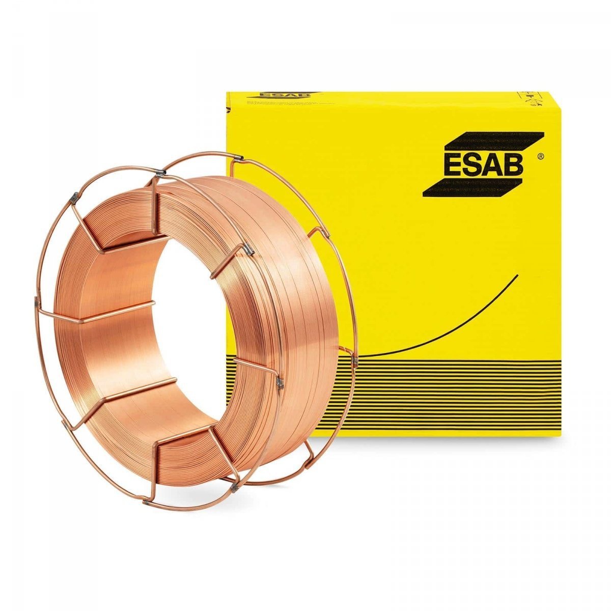 ESAB 10460021 Drut spawalniczy - miedziowany - drut lity - stal ...