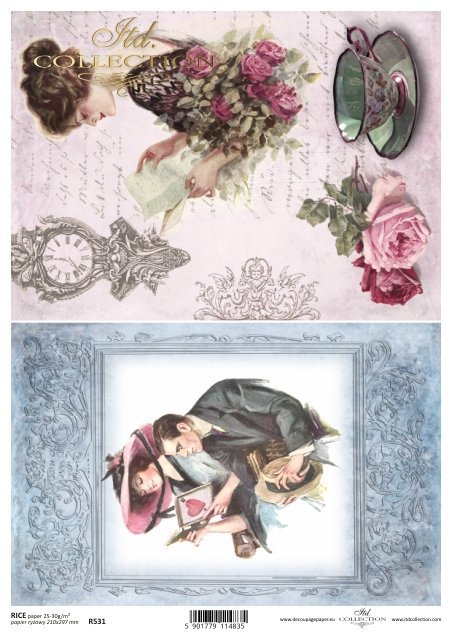 Rice paper R531 - Rice paper retro and vintage