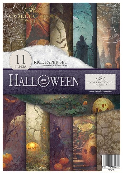 rice paper creative set RP046 - Halloween - mysterious, dark forest ...