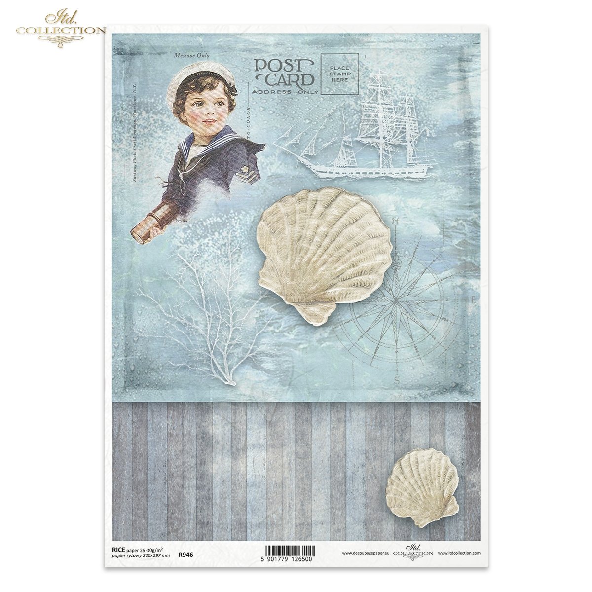 Rice paper R946 - decoupage paper * nautical themes