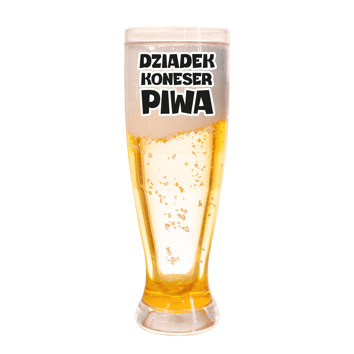 Art. dekoracyjny plastikowa szklanka do piwa z podwójnymi ściankami z ...